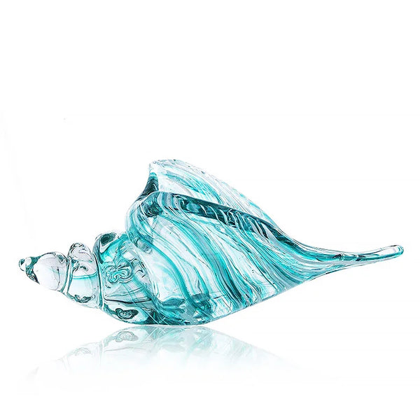 West Palm Hand Blown Glass Conch - Naples Ridge