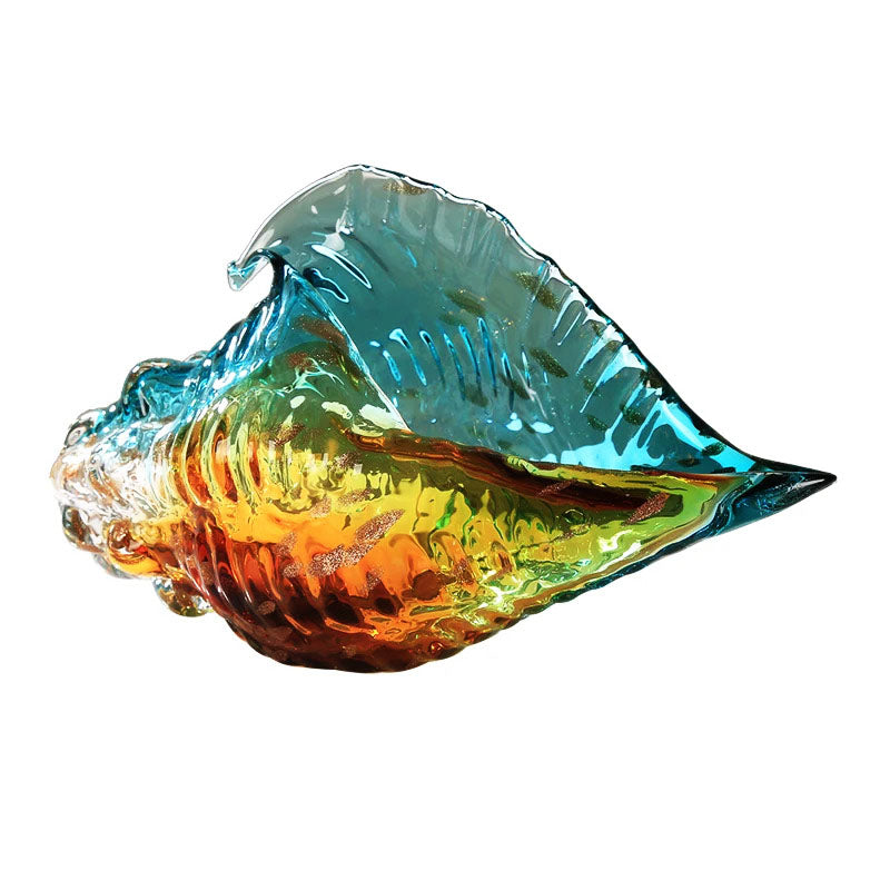Hand Blown Glass Conch - Naples Ridge